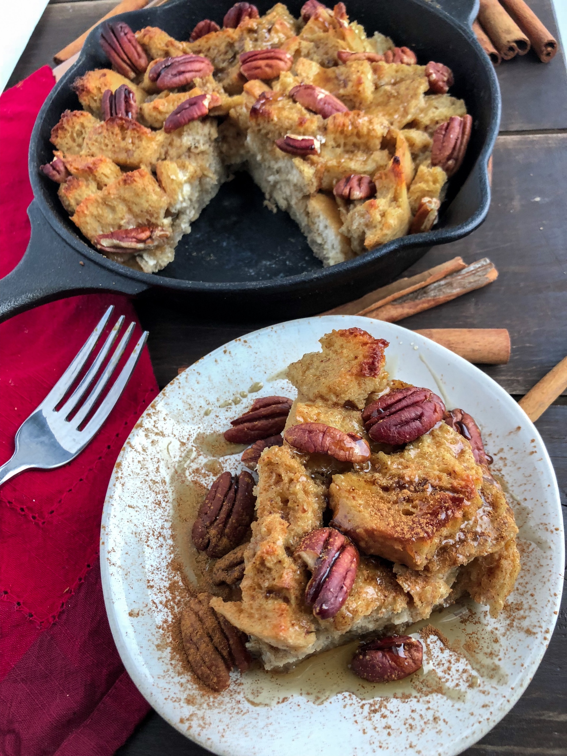 Maple Pecan French Toast Skillet - Choosing Balance