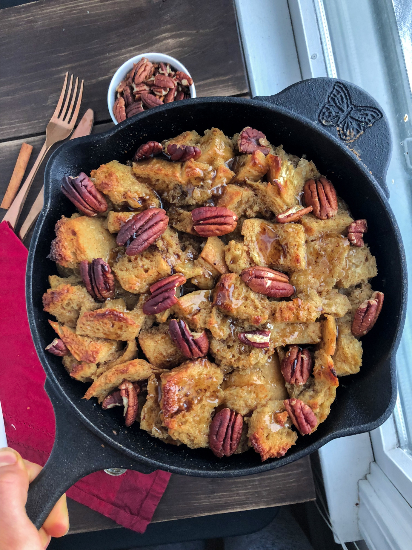 Maple Pecan French Toast Skillet - Choosing Balance
