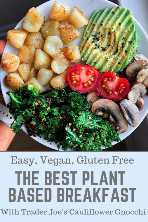 Cauliflower Gnocchi Plant Based Breakfast - Choosing Balance