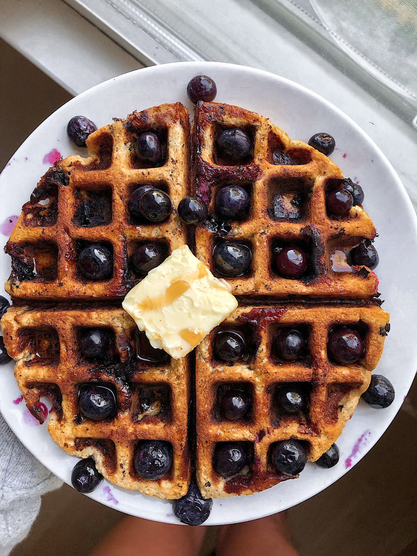 Paleo Blueberry Waffle - Choosing Balance Recipes