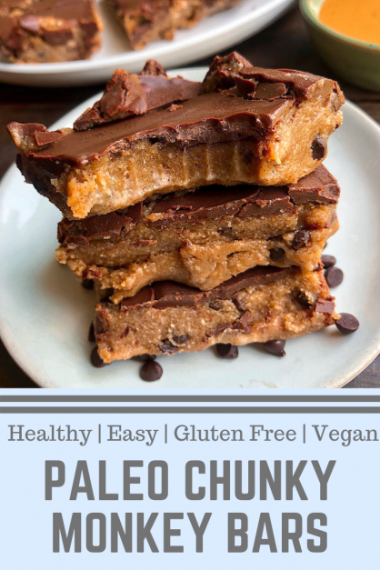 Paleo Chunky Monkey Bars - Choosing Balance - Recipes