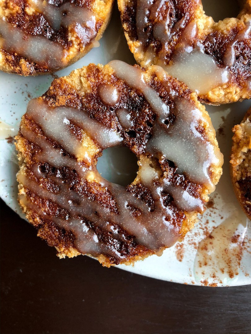 Cinnamon Roll Donuts - Choosing Balance - Recipes