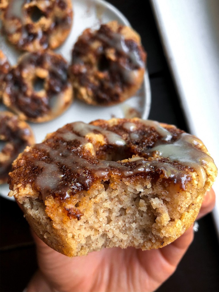 Cinnamon Roll Donuts - Choosing Balance - Recipes