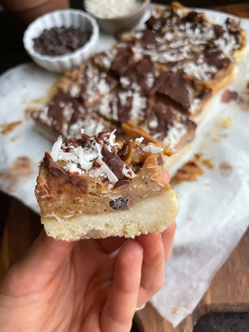 Vegan and Gluten Free Samoa Bites - Choosing Balance