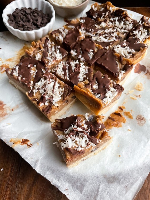 Vegan and Gluten Free Samoa Bites - Choosing Balance