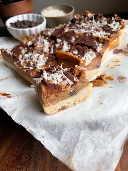 Vegan and Gluten Free Samoa Bites - Choosing Balance