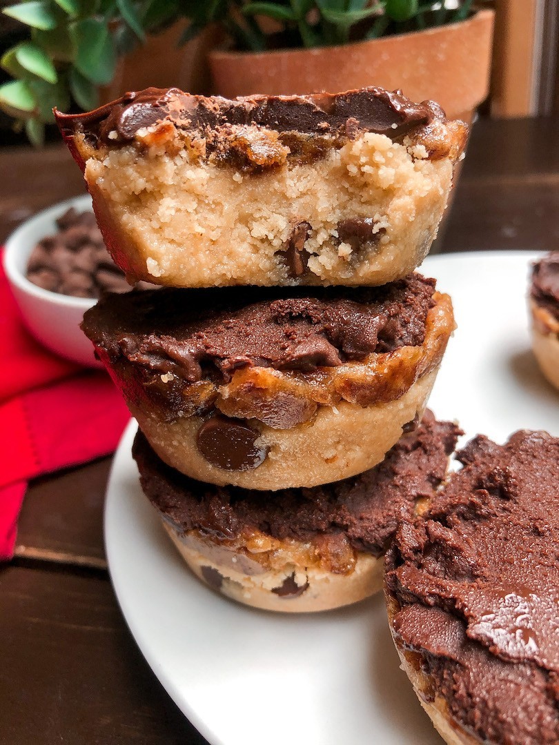 Cookie Dough Cups - Choosing Balance - Recipes Cookie Dough Cups