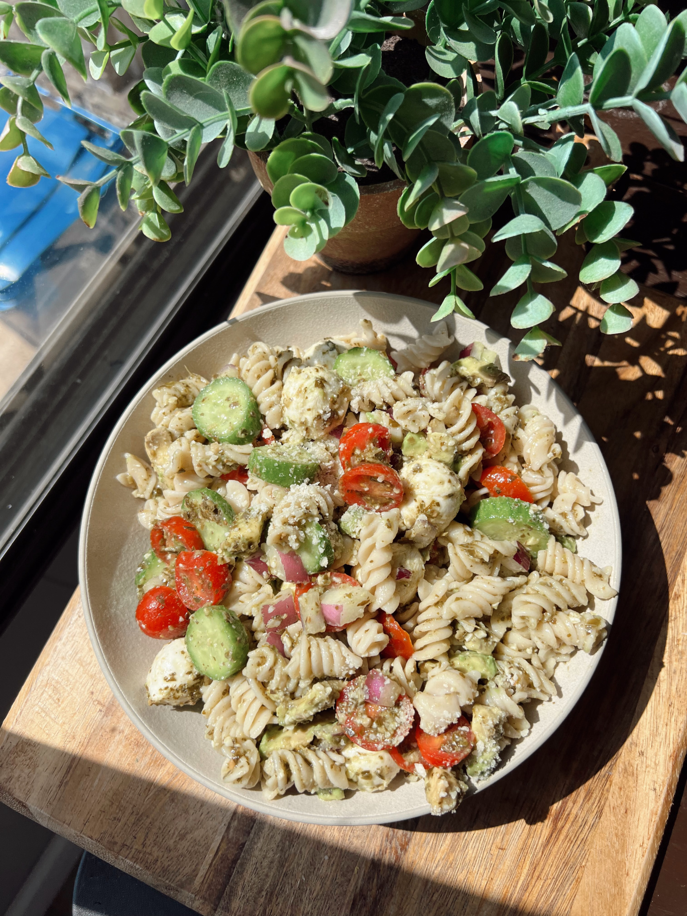 Veggie Loaded Pasta Salad - Choosing Balance