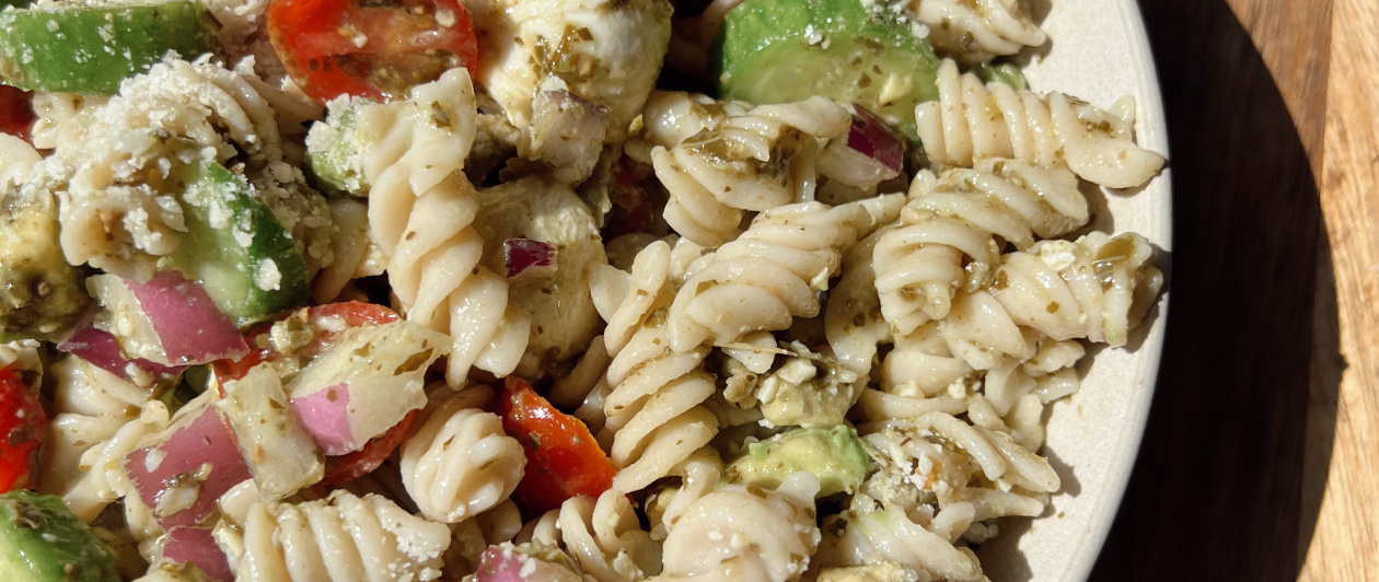 Veggie Loaded Pasta Salad - Choosing Balance