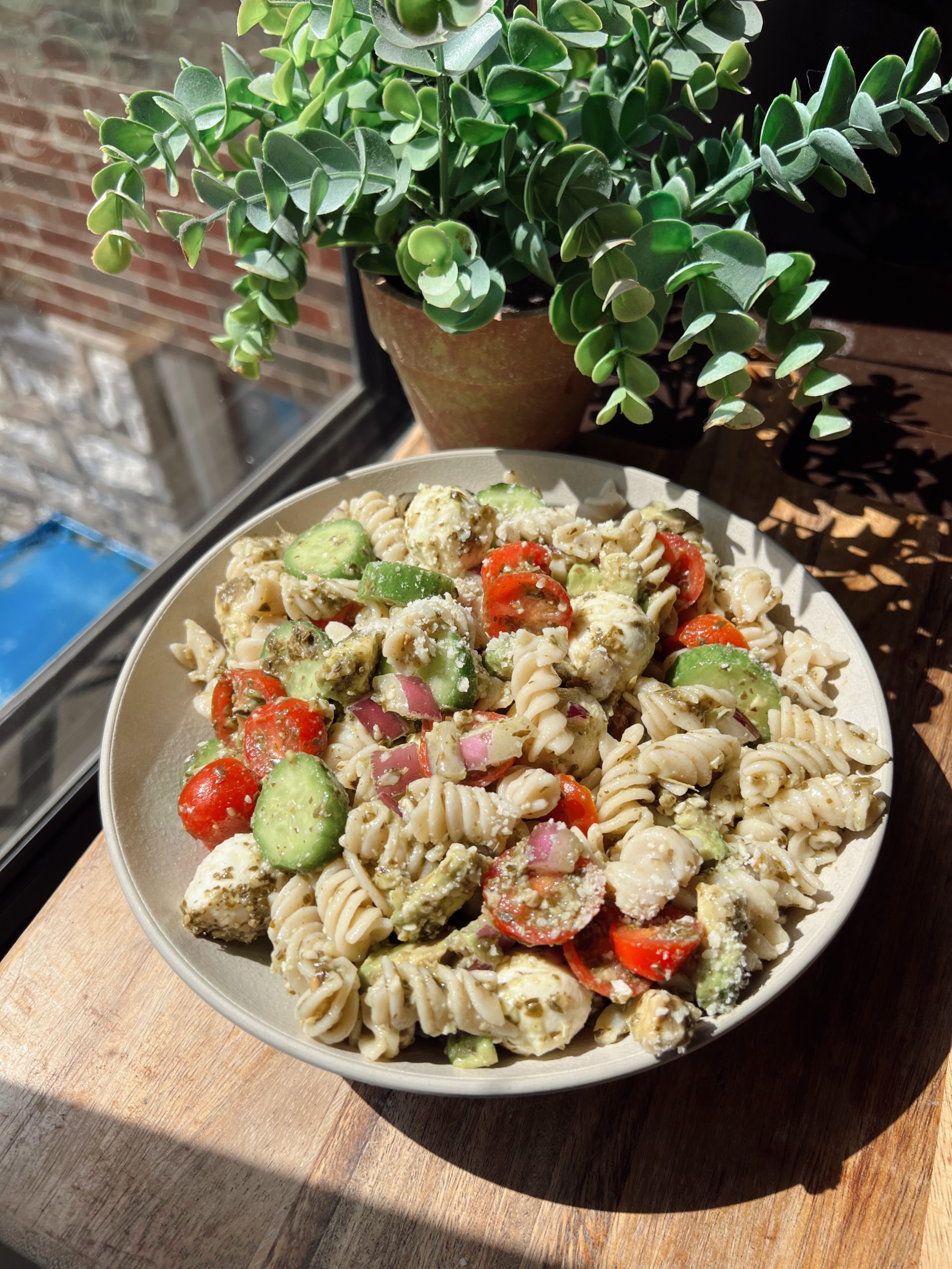 Veggie Loaded Pasta Salad - Choosing Balance