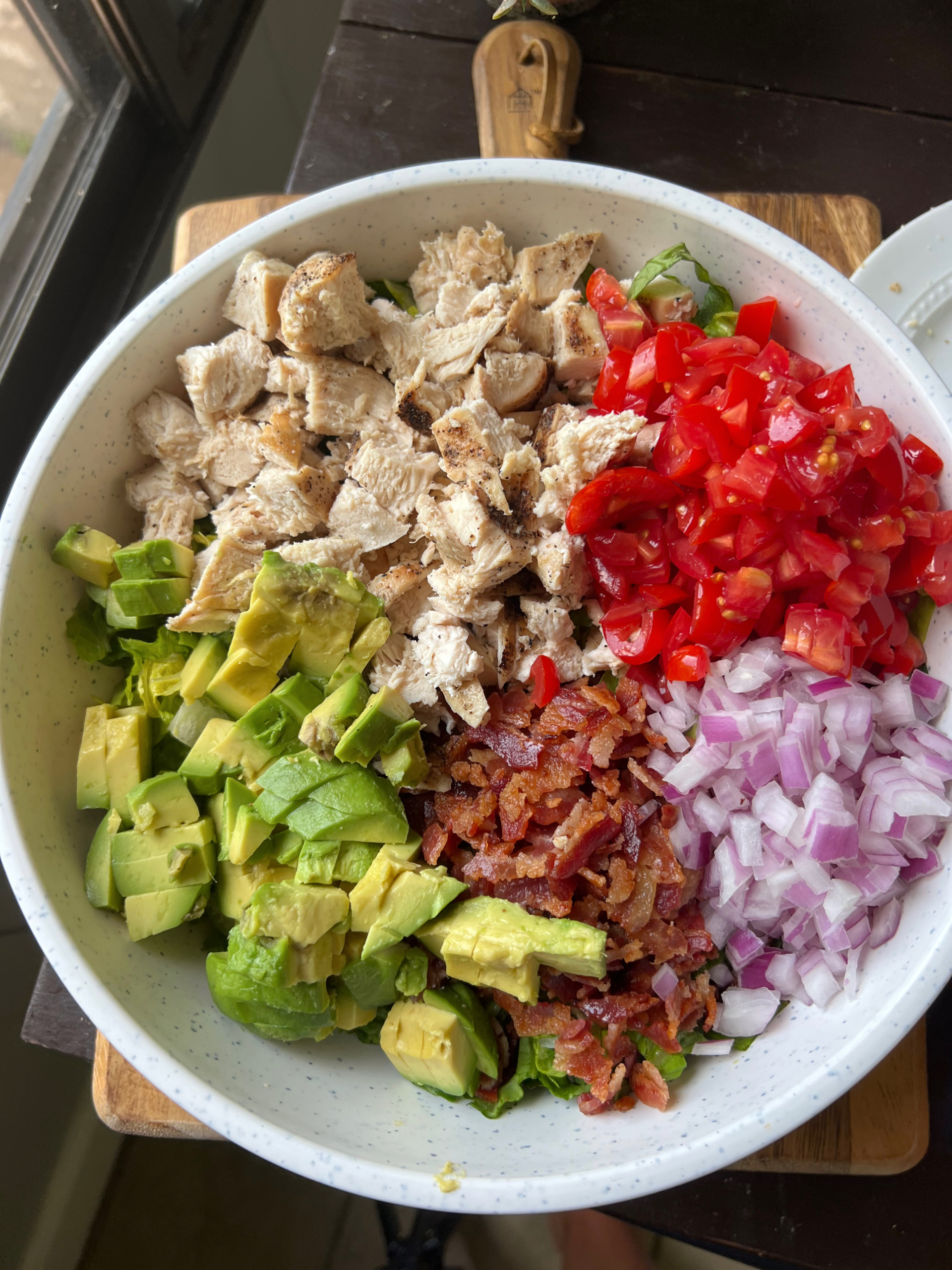Honey Mustard Chopped Chicken Salad - Choosing Balance