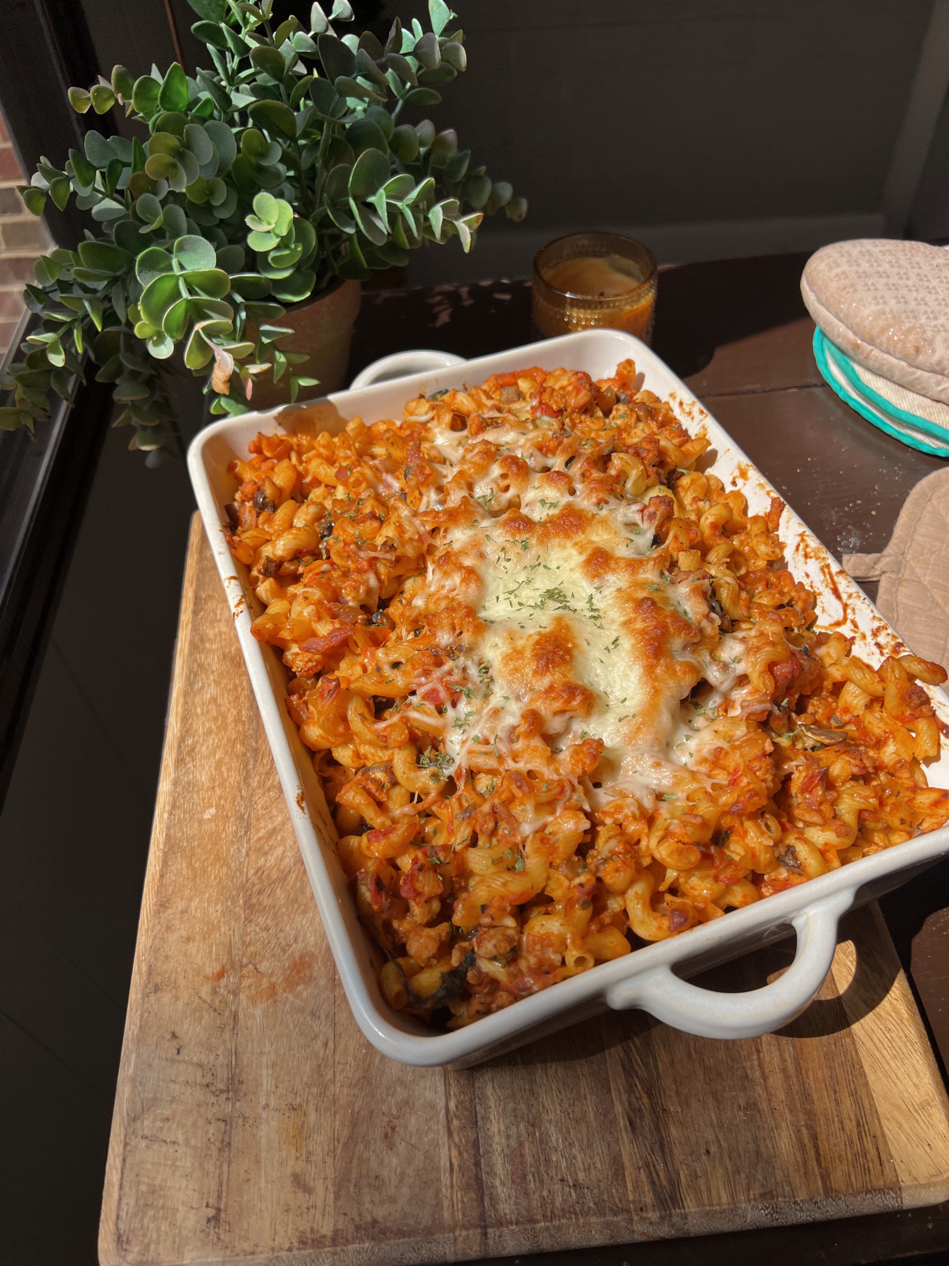 Turkey Pasta Bake - Choosing Balance