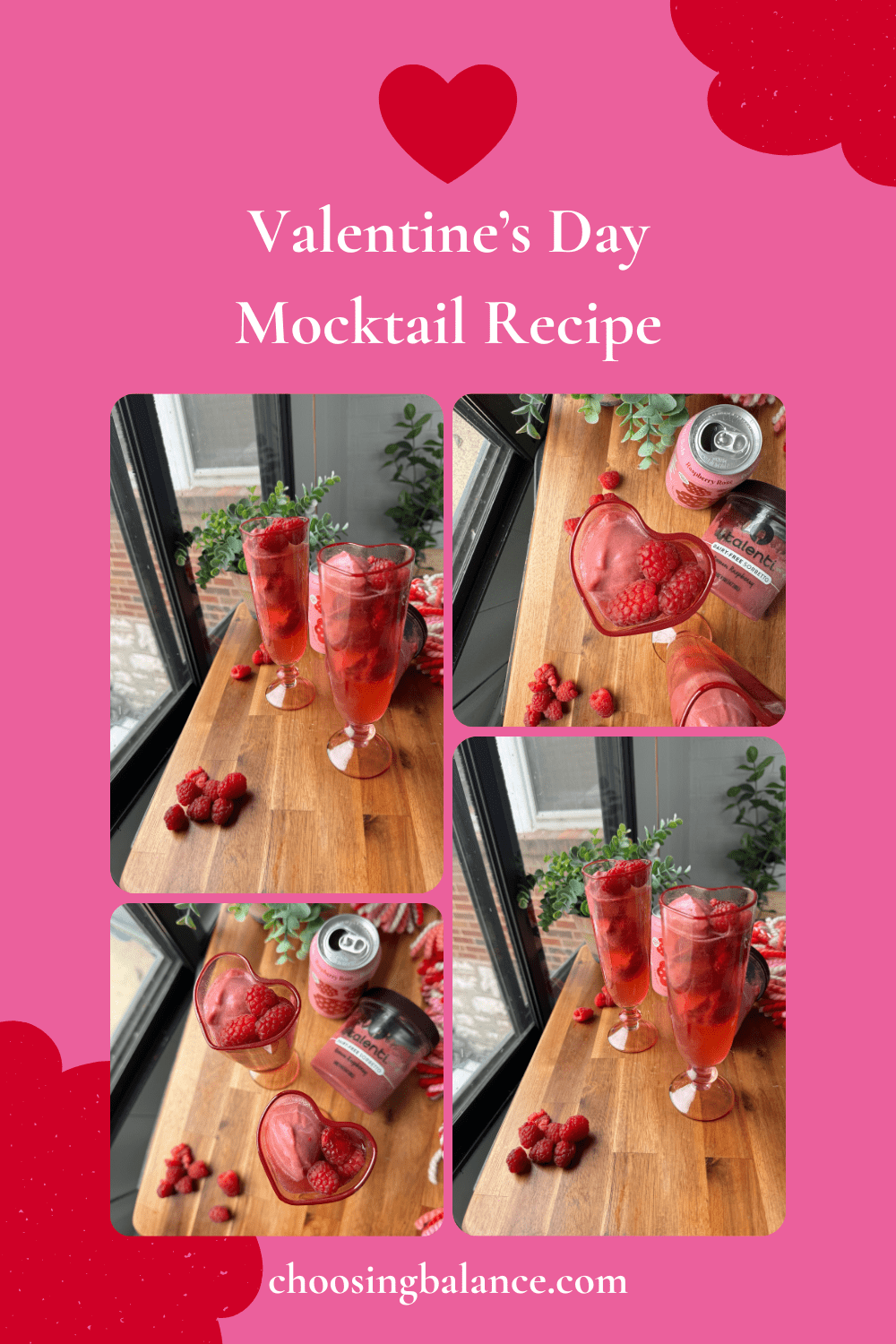 2 Ingredient Valentine's Mocktail - Choosing Balance