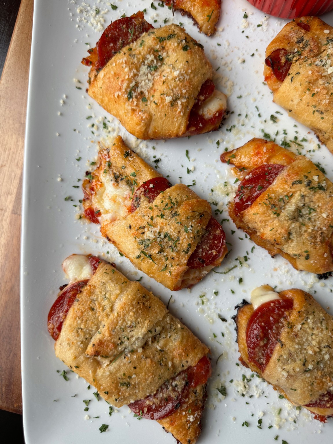 Pizza Crescent Roll Ups - Choosing Balance