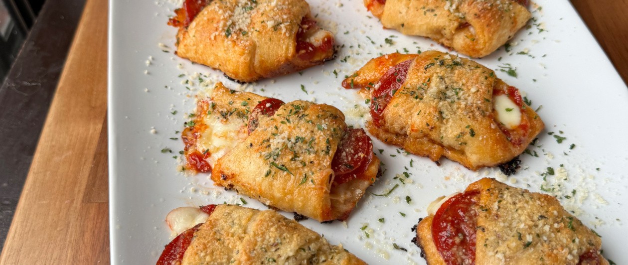 Pizza Crescent Roll Ups - Choosing Balance