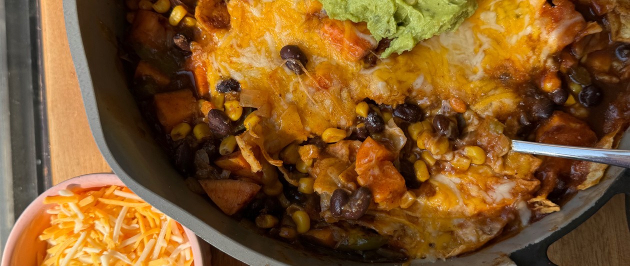 One Pan Enchilada Skillet - Choosing Balance