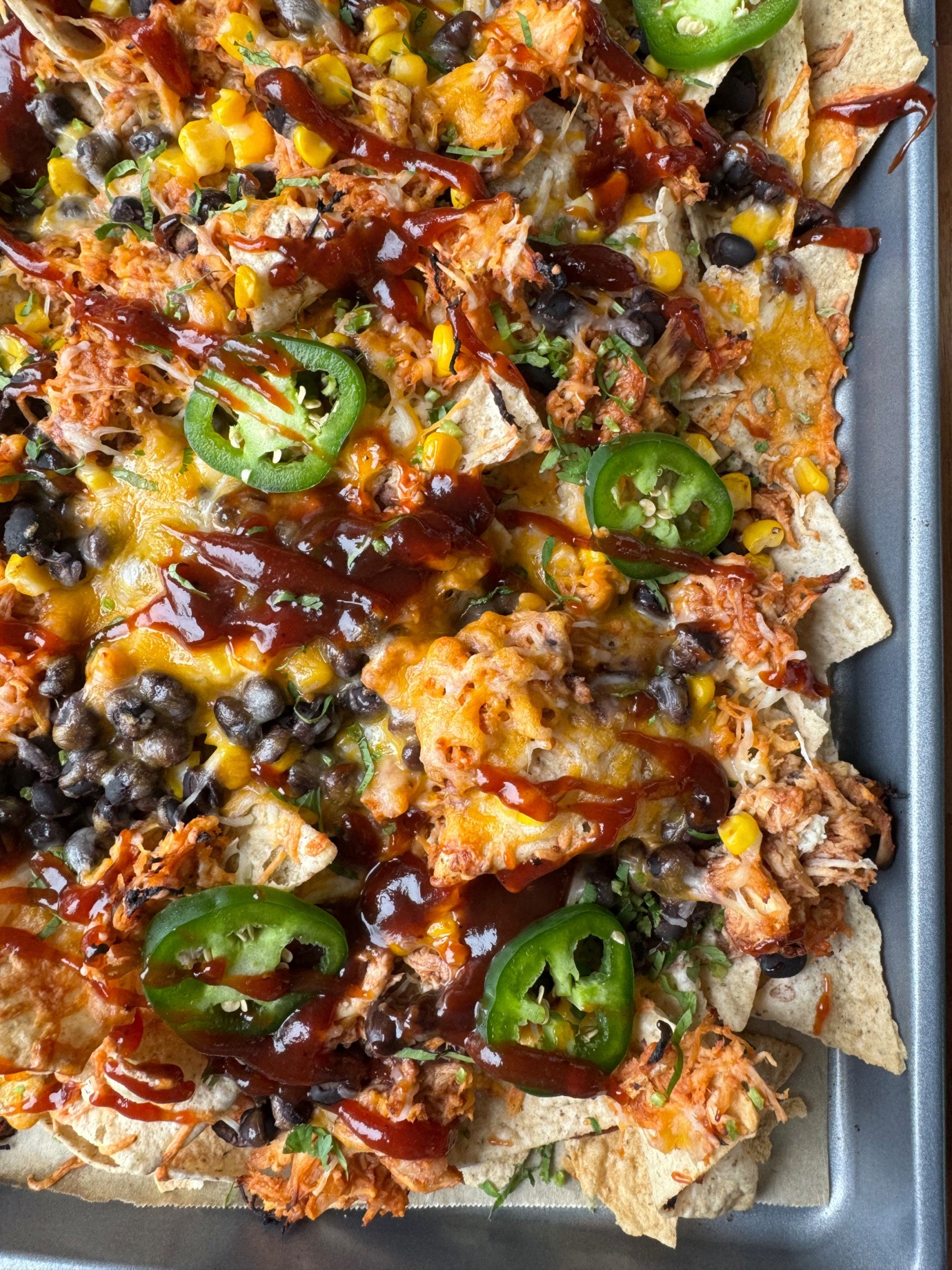 BBQ Chicken Nachos - Choosing Balance