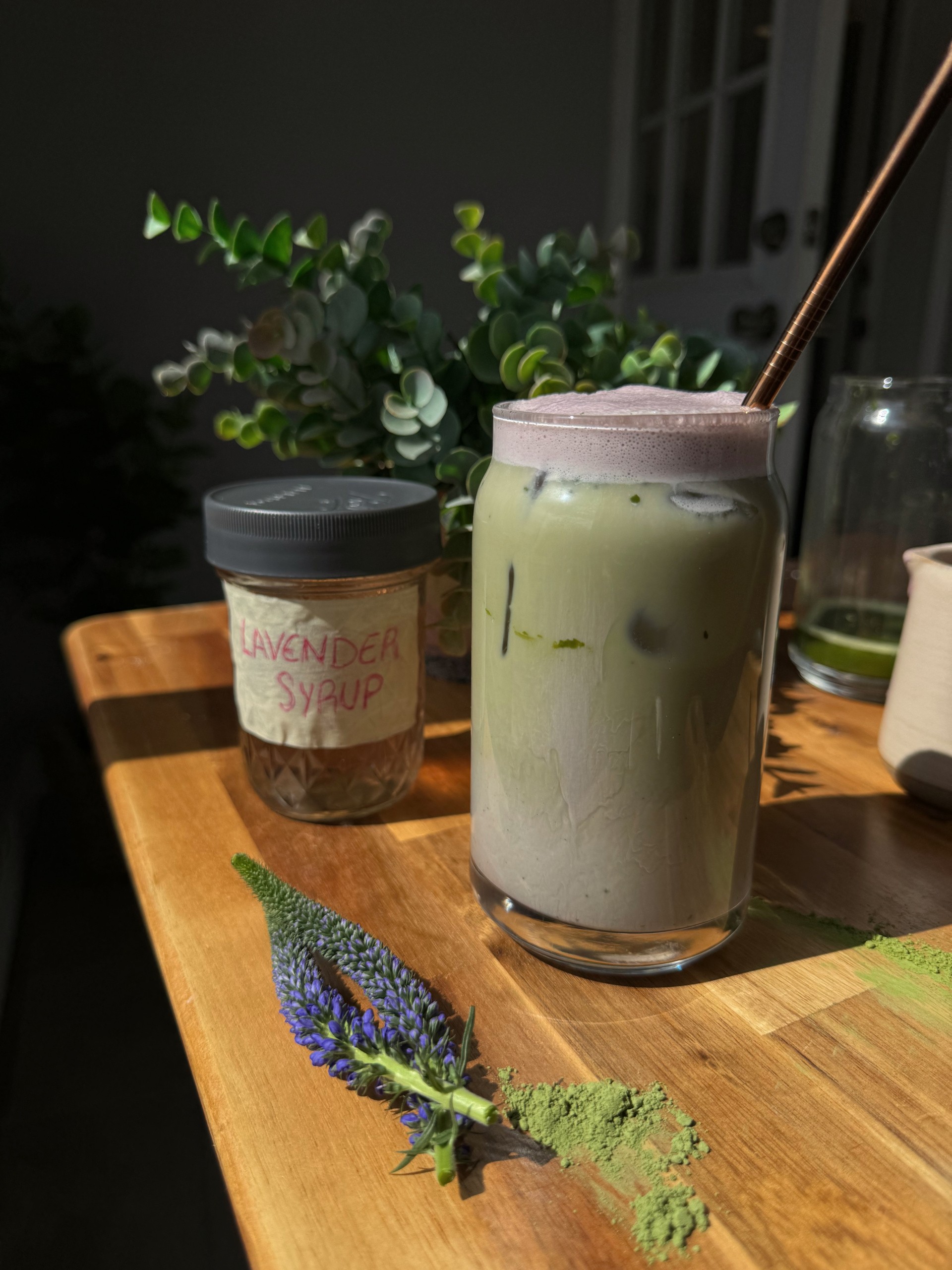 Lavender Cold Foam Matcha - Choosing Balance