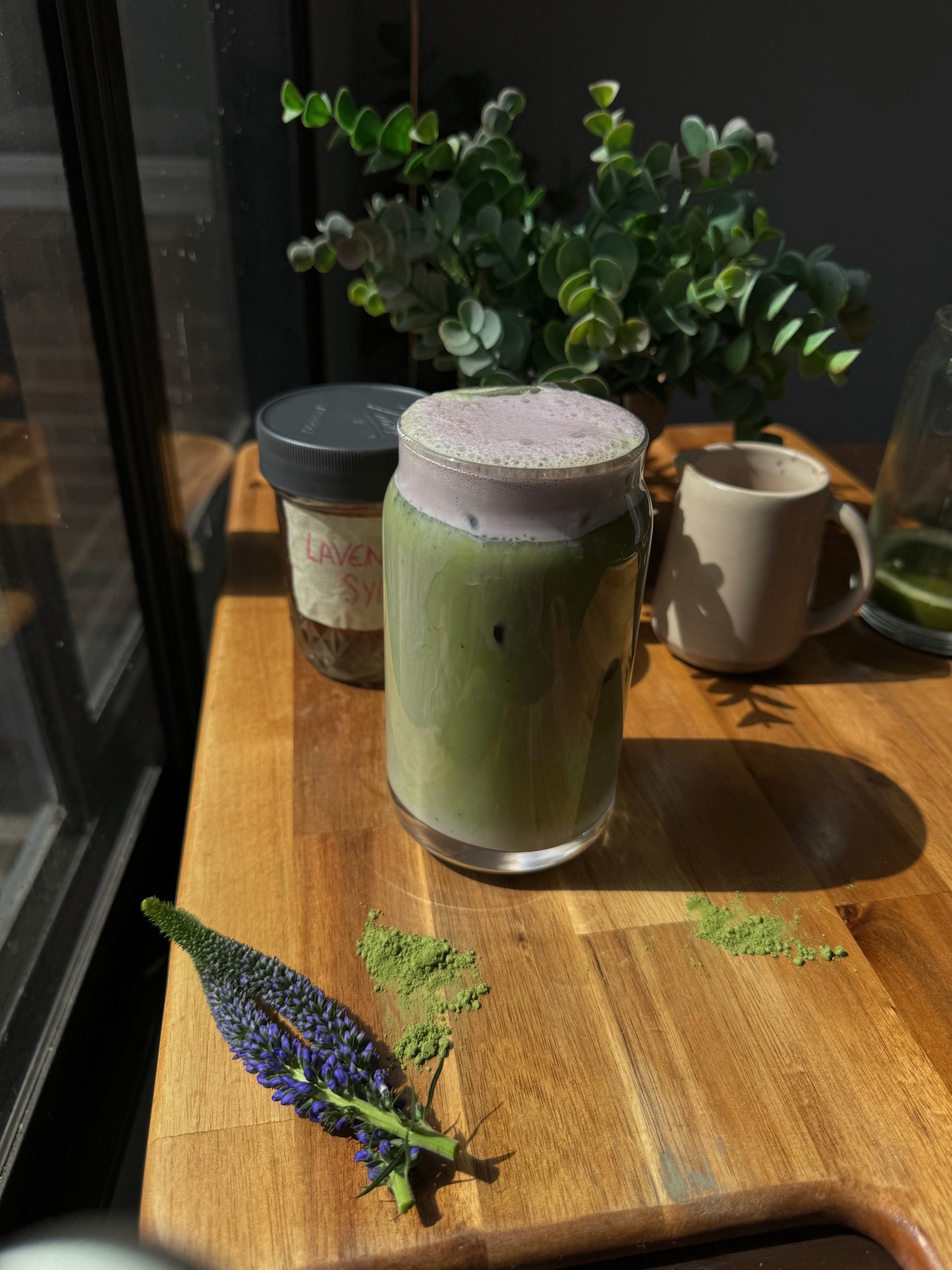 Lavender Cold Foam Matcha - Choosing Balance